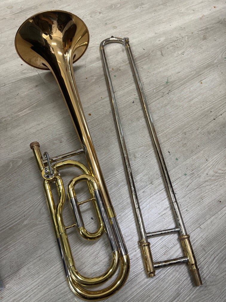 Yamaha YSL448G tenor trombone, Hobbies & Toys, Music & Media, Musical ...