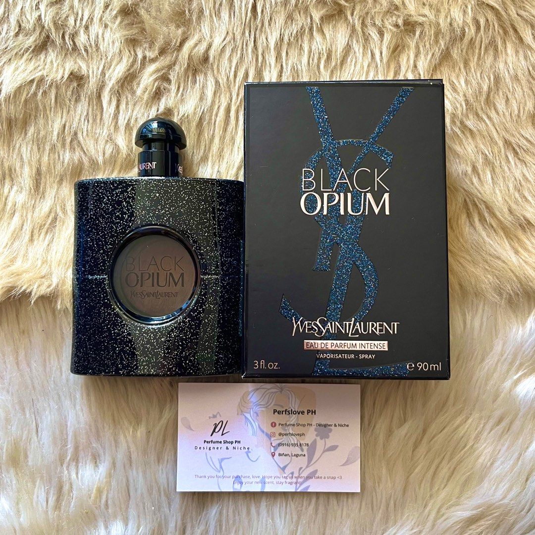 YSL Black Opium EDP Intense 90ml, Beauty & Personal Care, Fragrance ...