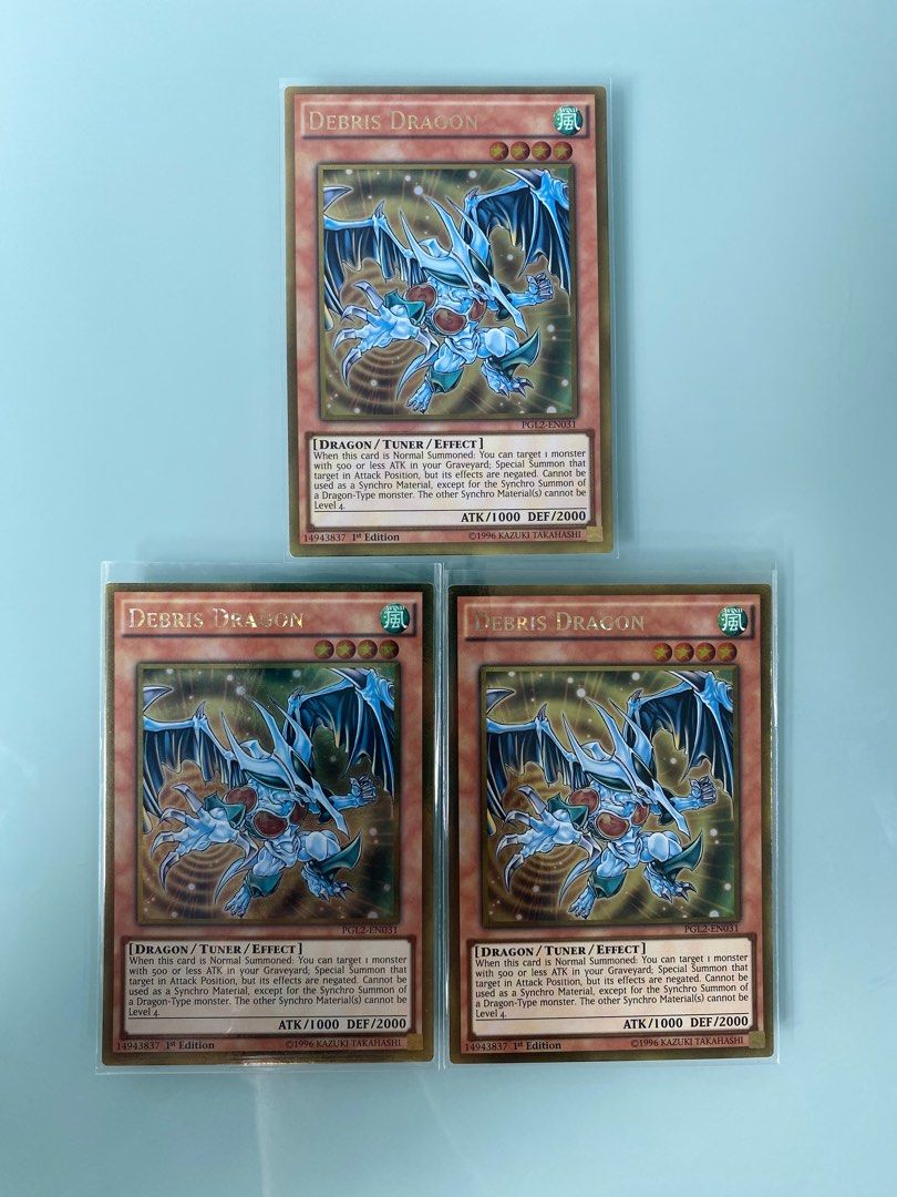 Yugioh Debris Dragon - PGL2-EN031 - Gold Rare 1st Edition, Hobbies ...