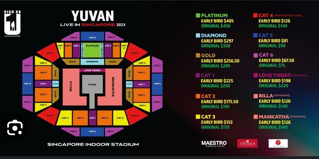 Yuvan concert Singapore., Tickets & Vouchers, Event Tickets on Carousell