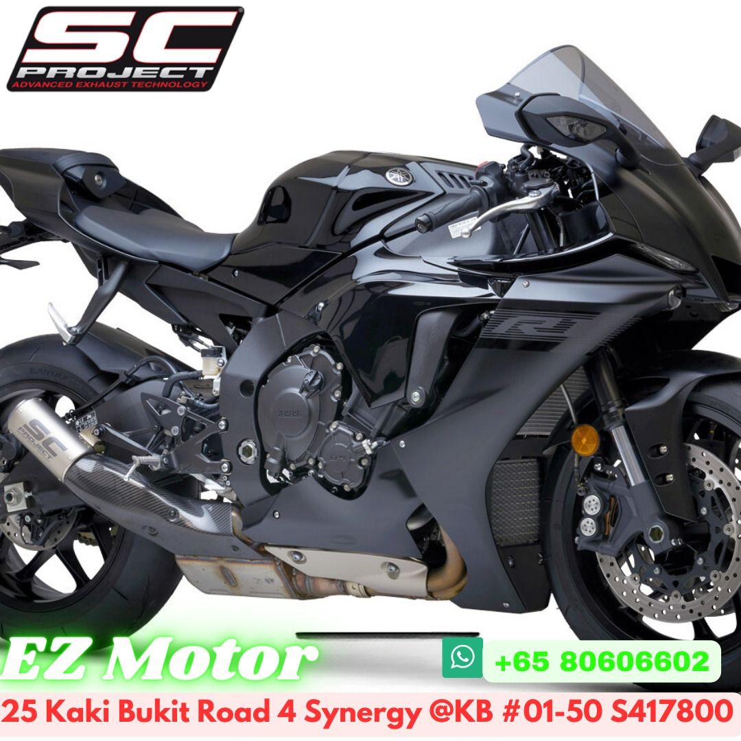 YZF R1 / R1M (2020-2023) SC Project CR-T Slip On Exhaust (LTA Compliant ...