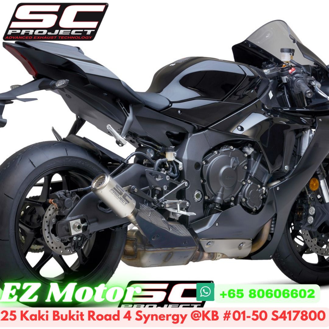 YZF R1 / R1M (2020-2023) SC Project CR-T Slip On Exhaust (LTA Compliant ...