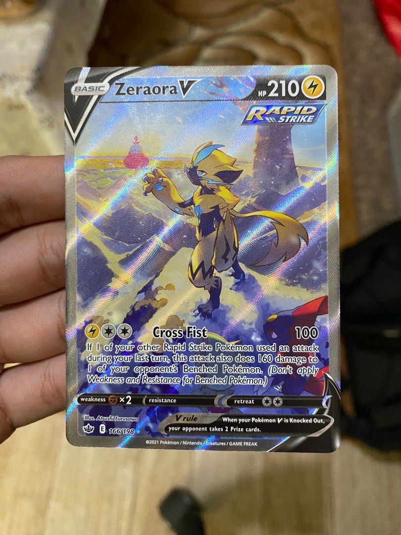 Zeraora V Alternate Art - Pokemon Chilling Reign AA, Hobbies & Toys ...