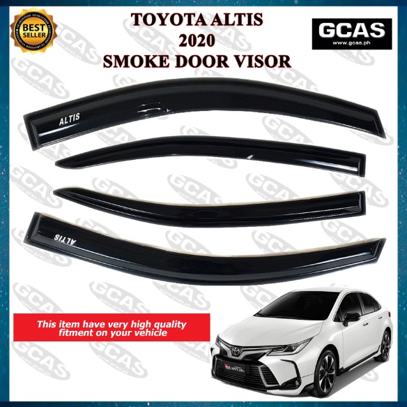 2019 2020 2021 2022 2023 Toyota Altis Rain Visor, Rain gutter, Door ...