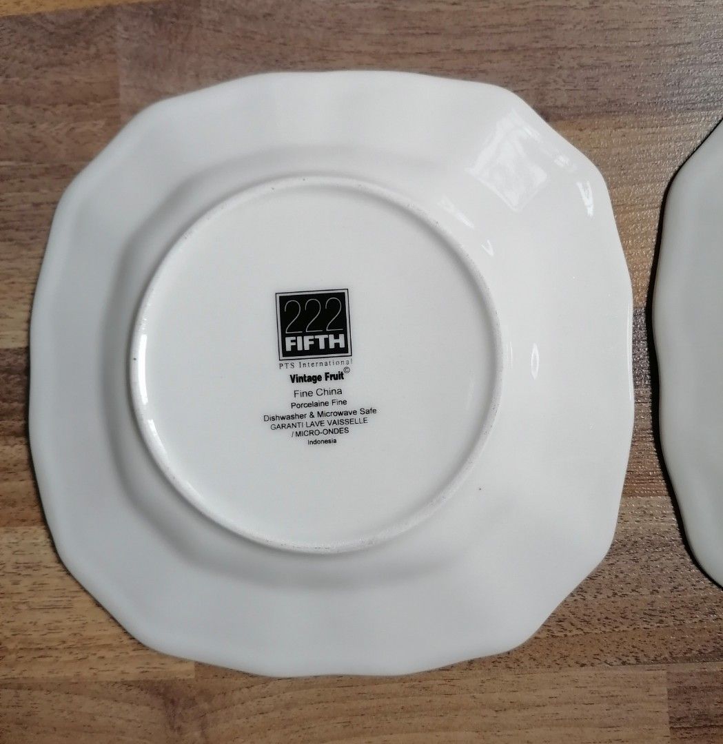222 Fifth Plate, Furniture & Home Living, Kitchenware & Tableware ...