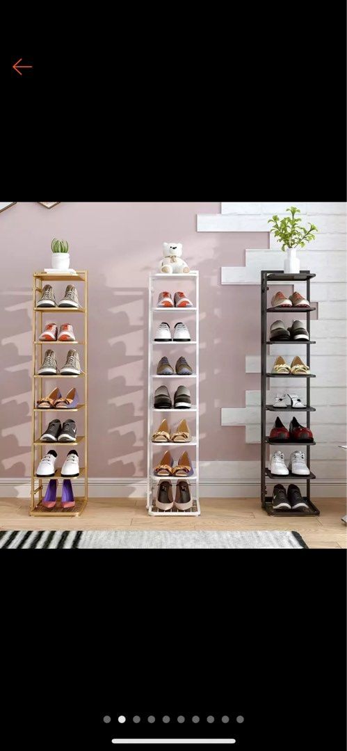 9 Tier Metal shoe rack (sold out on Shopee), Furniture & Home Living ...