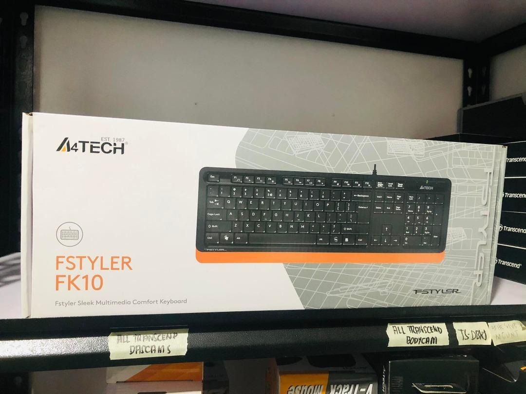 A4Tech Fstyler FK10 Keyboard USB Orange on Carousell