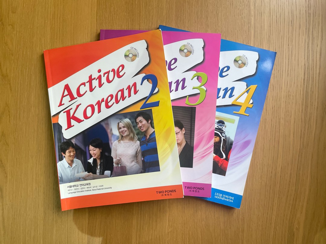 Active Korean (2, 3 & 4) Textbooks, Hobbies & Toys, Books & Magazines ...