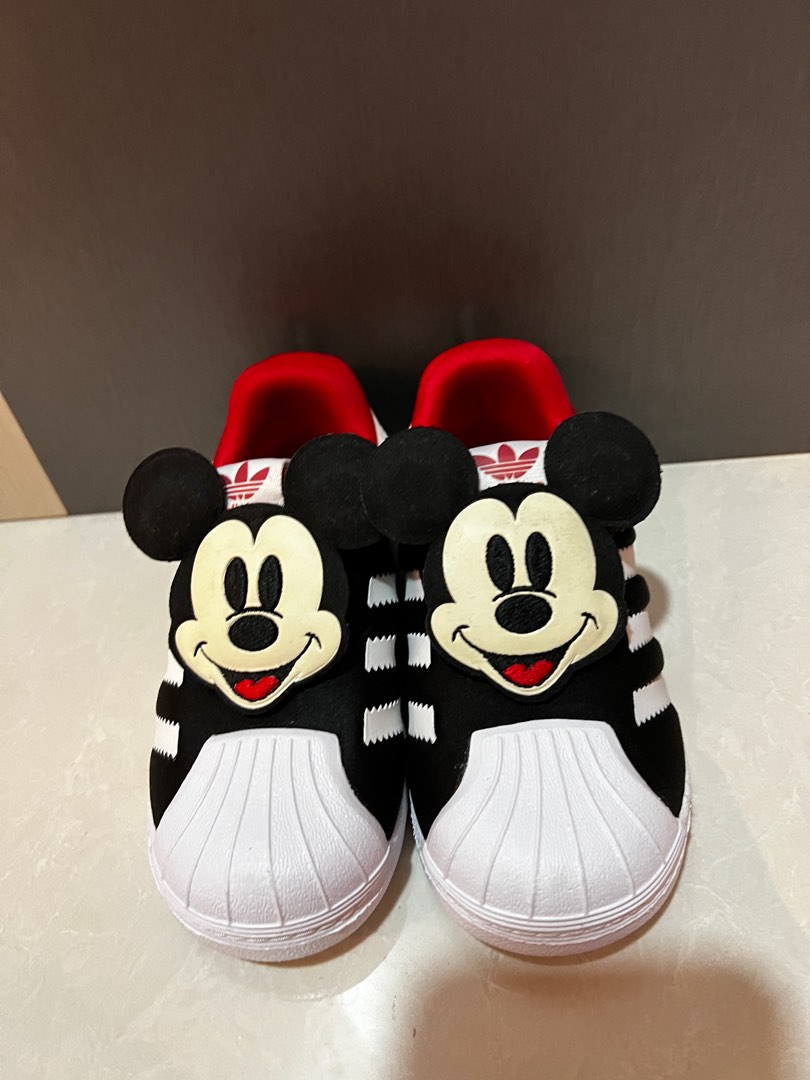Adidas mickey mouse superstar UK6/US6.5, Babies & Kids, Babies & Kids ...