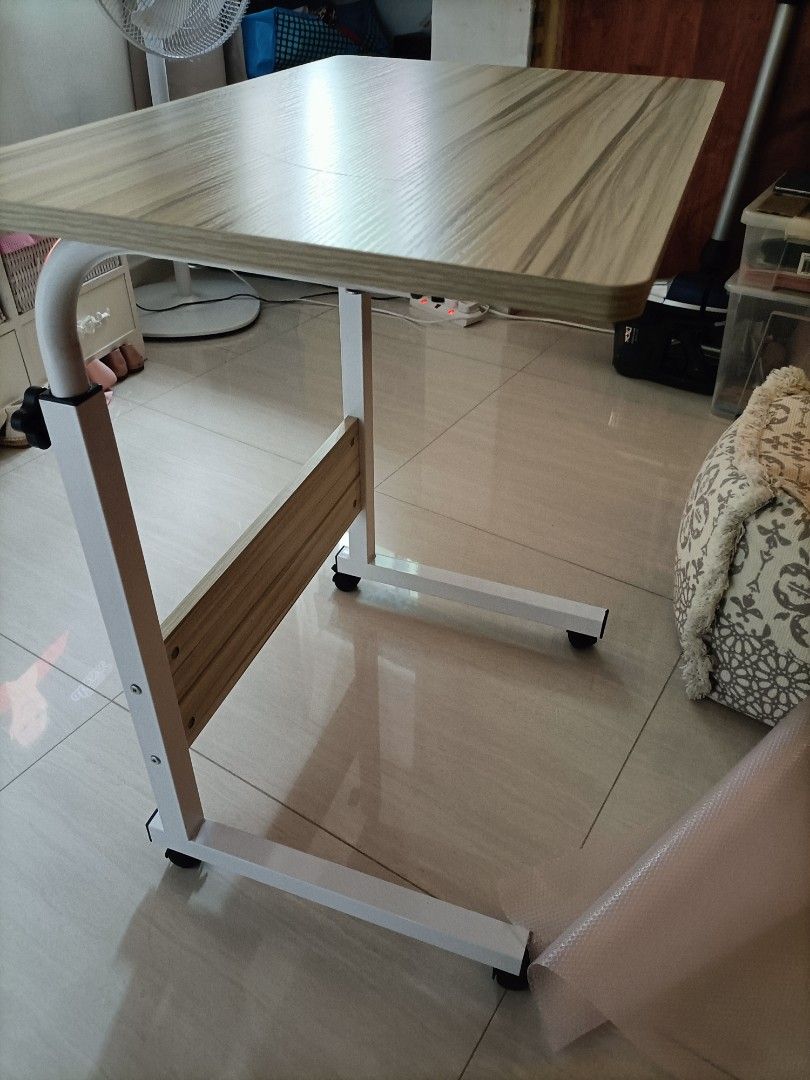 Adjustable height study table SGD 20, Furniture & Home Living ...