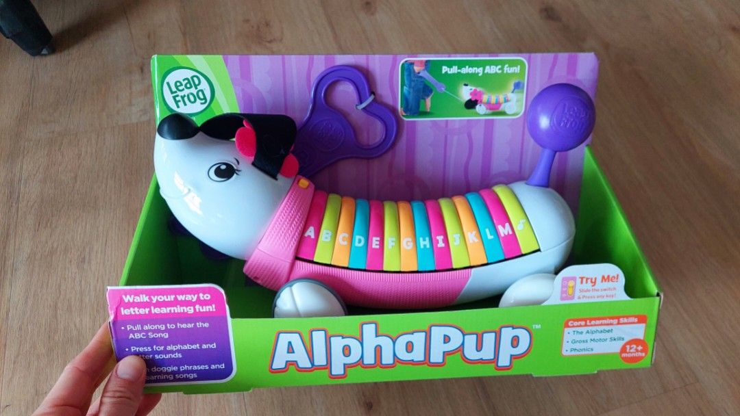Alphapup - Pull along dog with alphabet keys and sounds, Babies & Kids ...