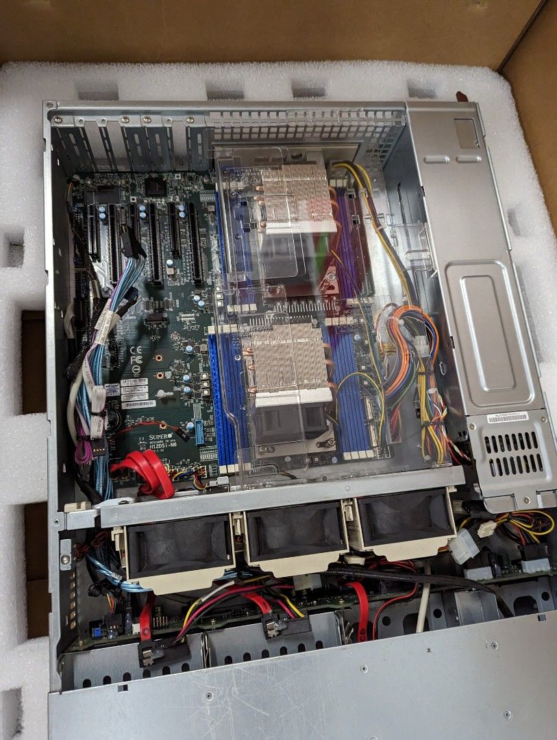 AMD Workstation, Dual EPYC 7763, 128 Cores 256 Threads Total, 2.45GHz ...