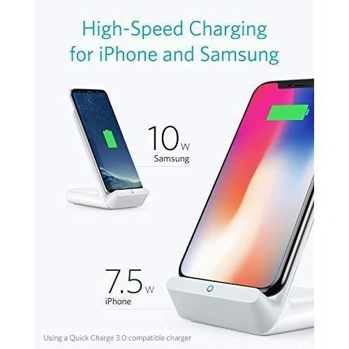 Anker PowerWave 7.5 Fast Wireless Charging Stand with Internal Cooling ...