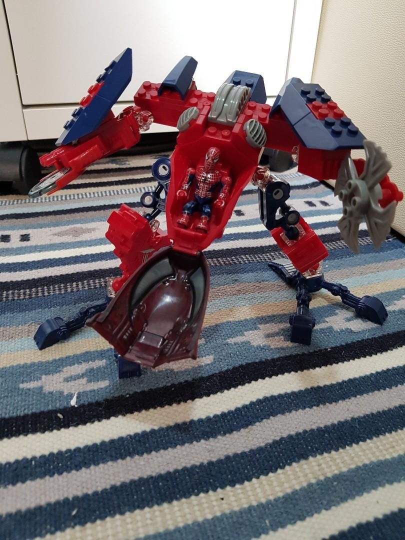 [ASSEMBLED] Megabloks Spider-Man Super Tech Mecha Construction Toy by ...