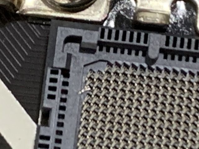 Asus Motherboard With One Bent Pin In Cpu Socket Asus H610m E D4