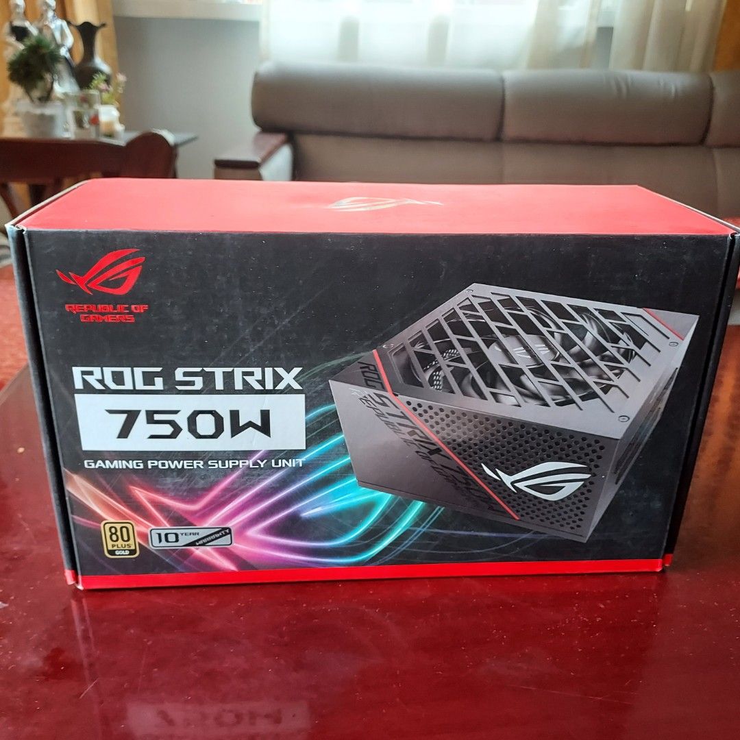 ASUS ROG Strix 750W PSU, Computers & Tech, Parts & Accessories ...
