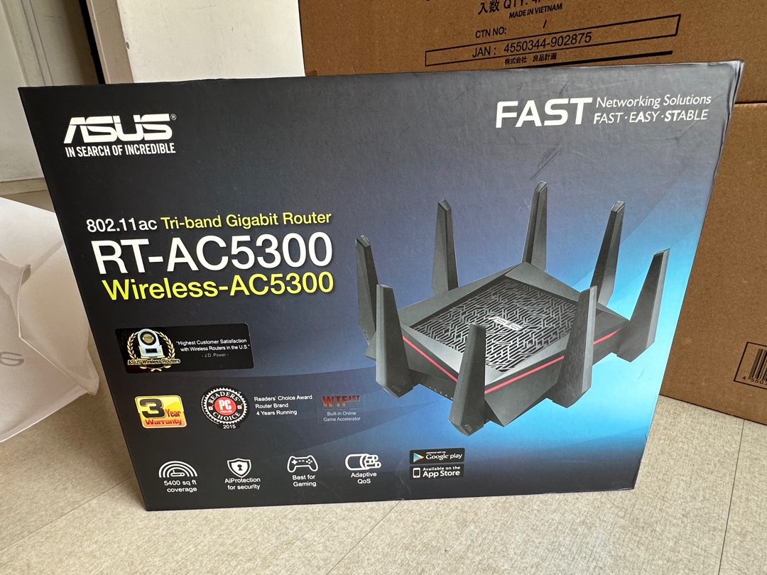 Asus Router RT-AC5300, Computers & Tech, Parts & Accessories ...