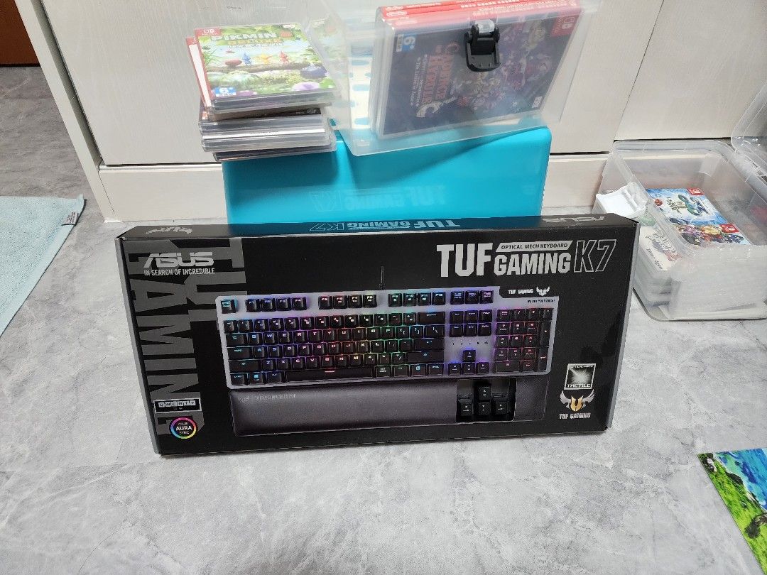 Asus TUF Gaming K7 keyboard, Computers & Tech, Parts & Accessories ...