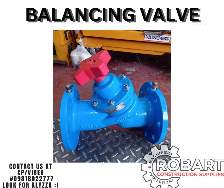 BALANCING VALVE FOR CHILLED WATER, Commercial & Industrial ...