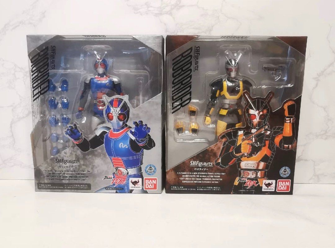 BANDAI s.h.figuarts SHF KAMEN RIDER BIORIDER & ROBORIDER, Hobbies ...