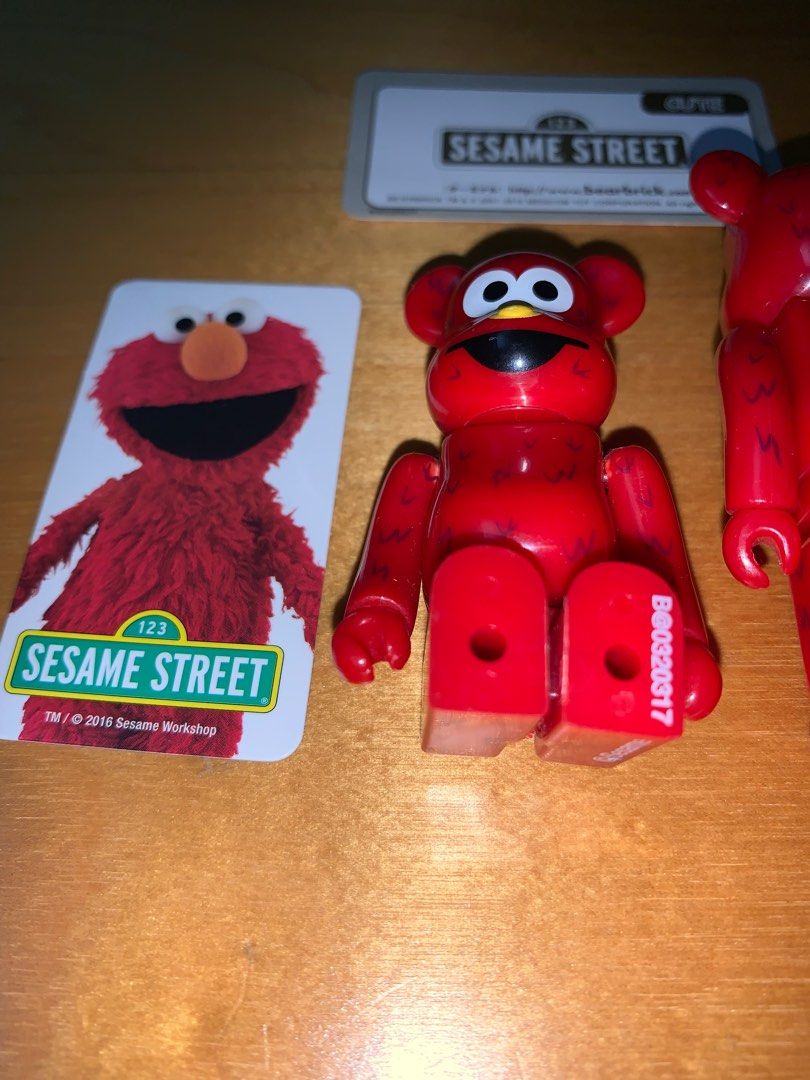 Bearbrick Sesame Street Medicom Cute Elmo Artist bear brick series 32 ...