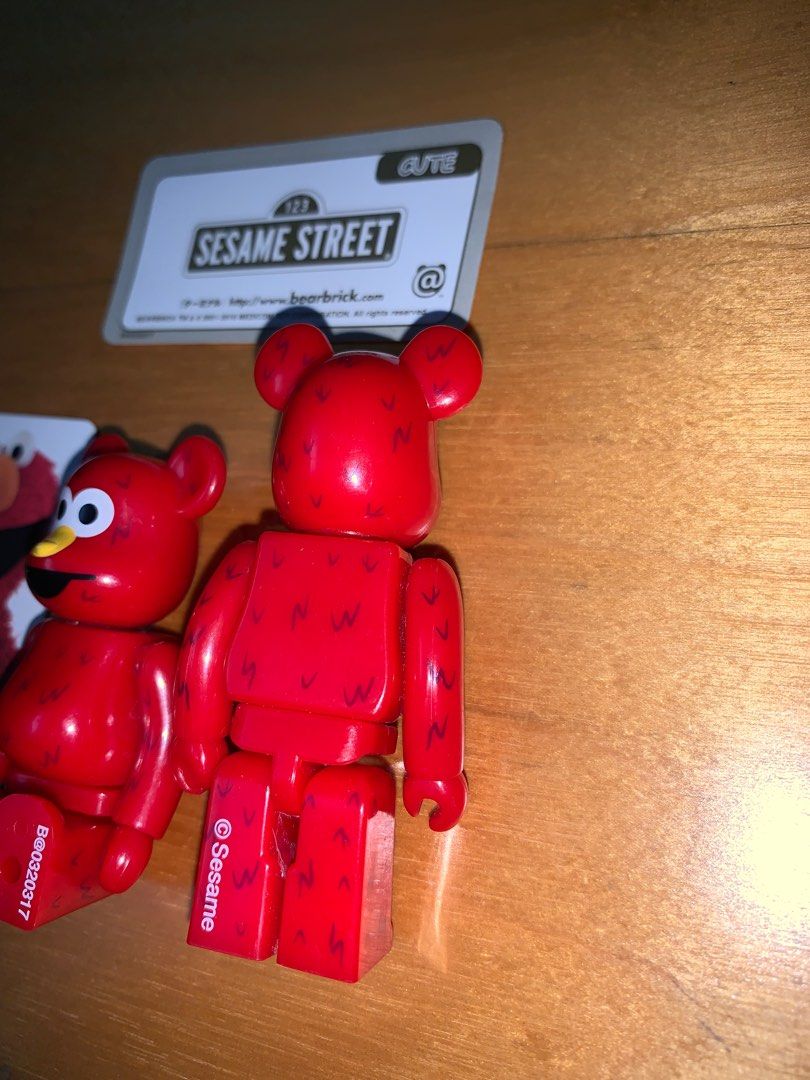 Bearbrick Sesame Street Medicom Cute Elmo Artist bear brick series 32 ...