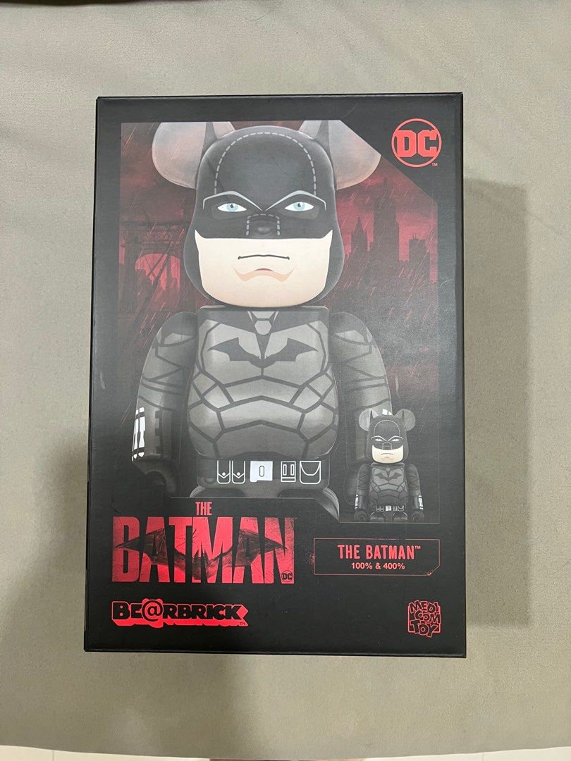 Bearbrick The Batman 400% and 100% MISB, Hobbies & Toys, Toys & Games ...