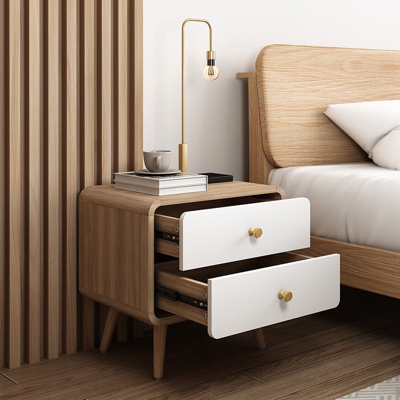 Bedside Cabinet E1 environmental protection panel, Furniture & Home ...
