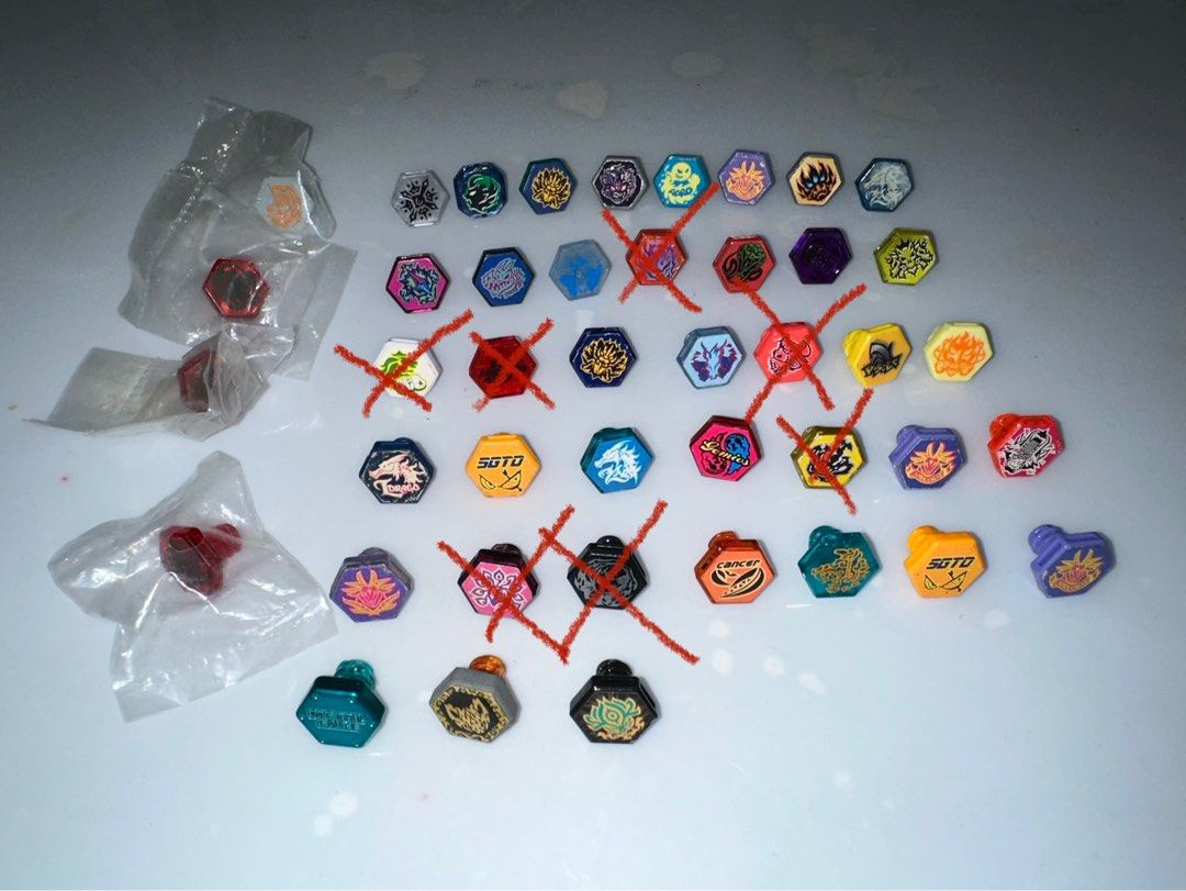 Beyblade Face Bolts, Hobbies & Toys, Toys & Games on Carousell