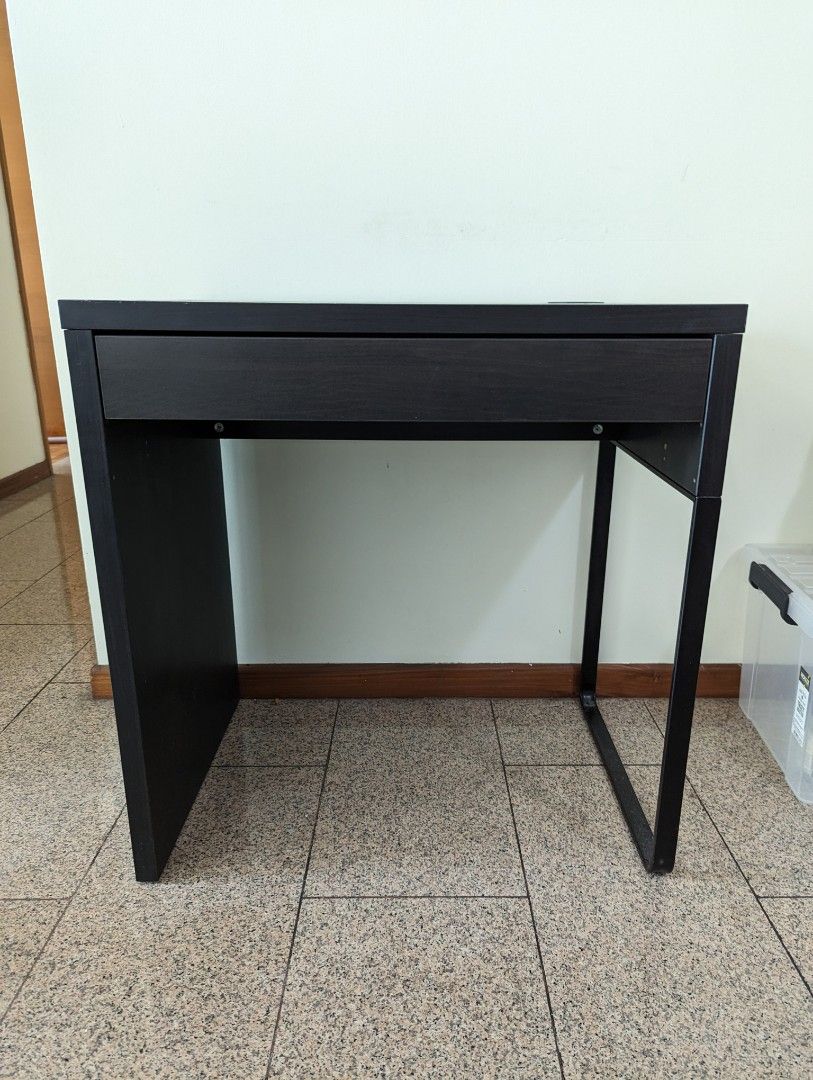 Black study table, Furniture & Home Living, Furniture, Tables & Sets on ...