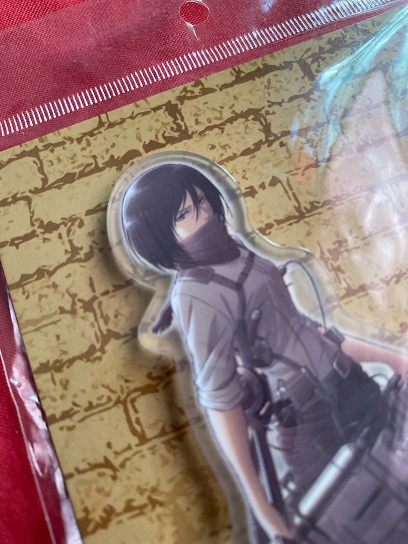 BNIB AOT Mikasa acrylic standee, Hobbies & Toys, Memorabilia ...