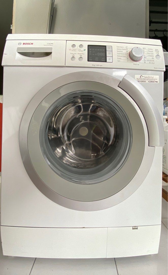 Bosch VarioPerfect 8kg Washer, TV & Home Appliances, Washing Machines ...