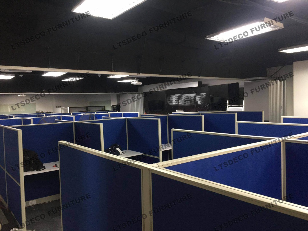 Bpo modular cubicle office partition on Carousell