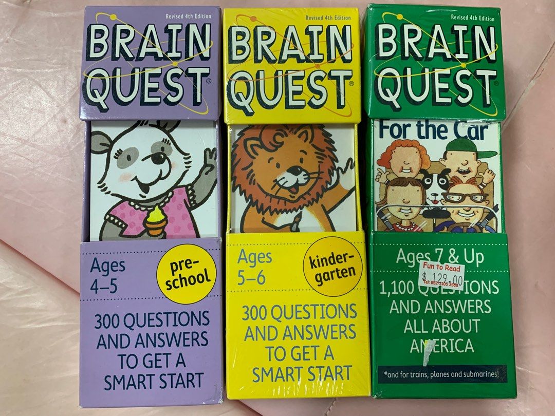 Brain quest (3 boxes) (new), 興趣及遊戲, 玩具 & 遊戲類 - Carousell