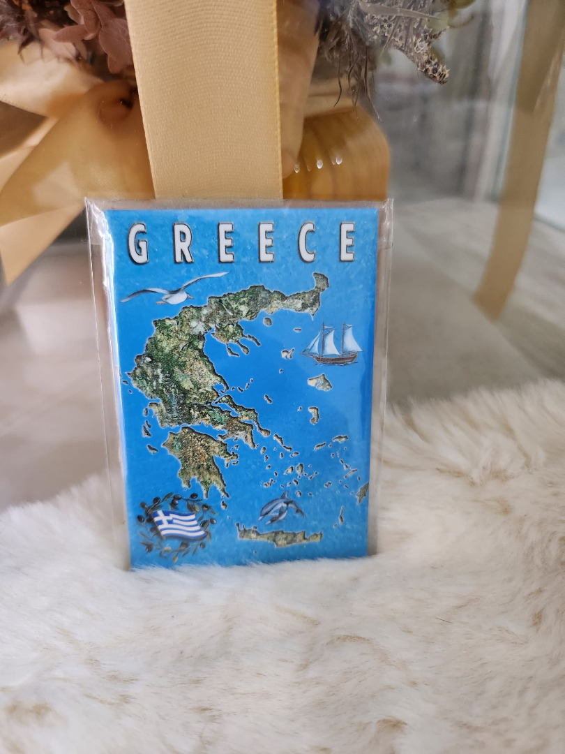 *BRAND NEW* GREECE MAP MAGNET, Hobbies & Toys, Stationery & Craft ...