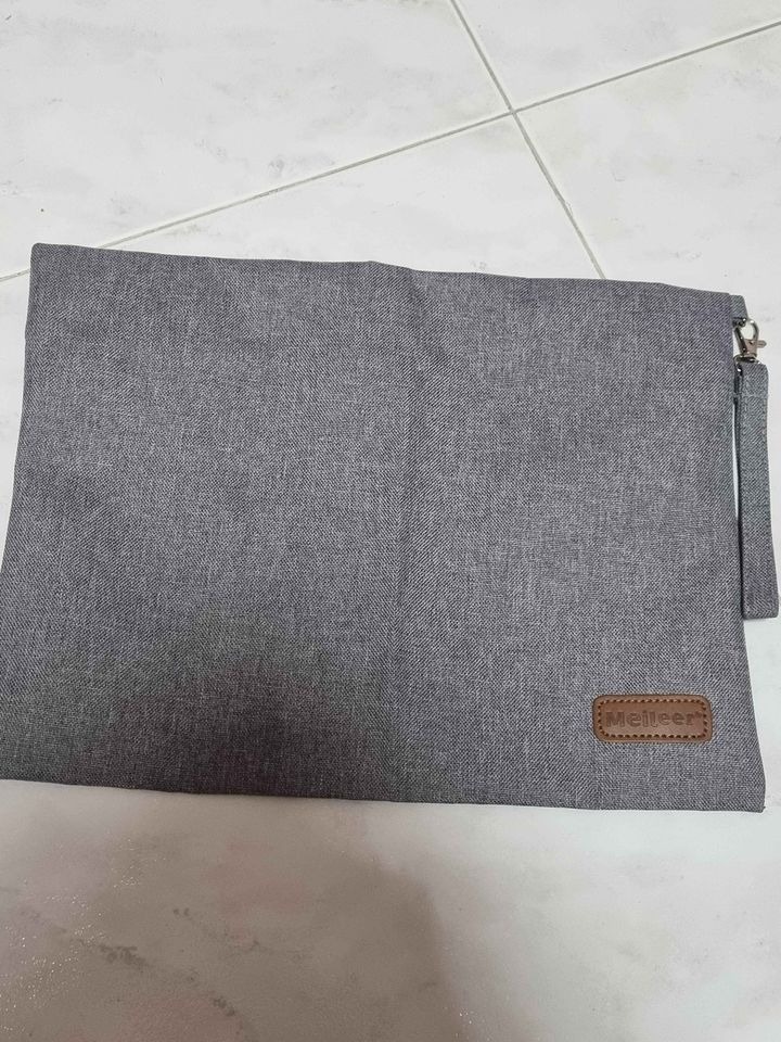 brand new grey pouch / sleeve, Men's Fashion, Bags, Belt bags, Clutches ...