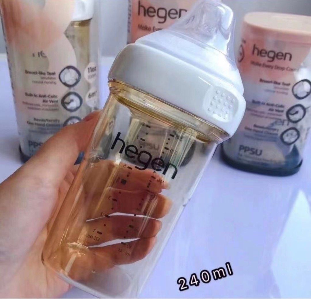 Brand New Hegen PCTO Feeding Bottle PPSU 150ML 240ML 330ML (all 3 bottles), Babies & Kids ...