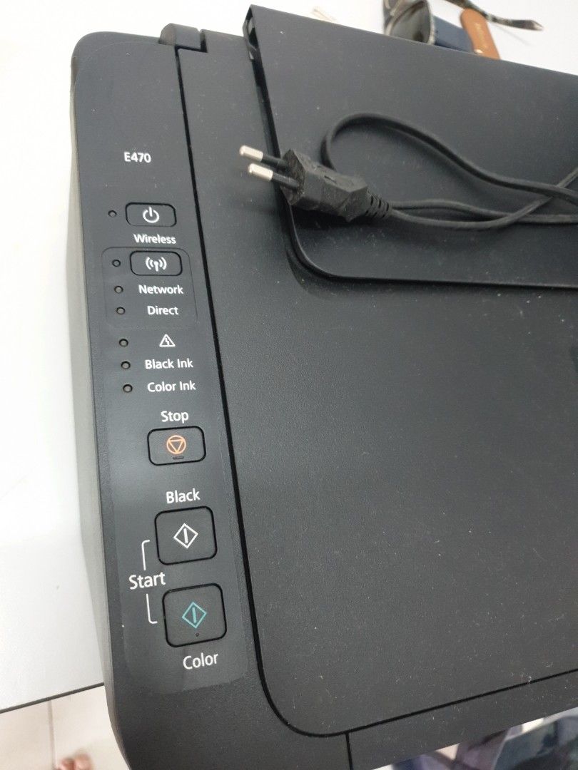 Canon E470 printer scanner, Computers & Tech, Printers, Scanners & Copiers on Carousell