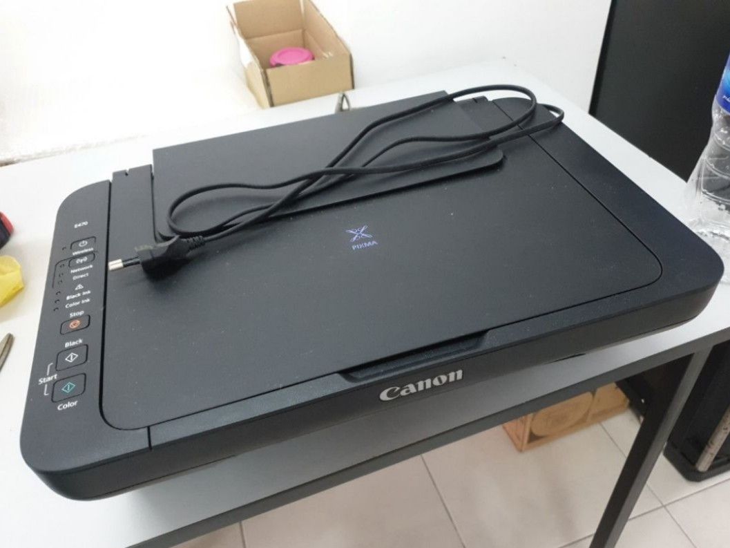 Canon E470 printer scanner, Computers & Tech, Printers, Scanners & Copiers on Carousell
