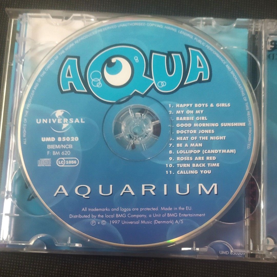 CD Aqua - Aquarium 2 discs REMIXES. SPECIAL EDITION BONUS. IMPORTED, Hobbies & Toys, Music ...