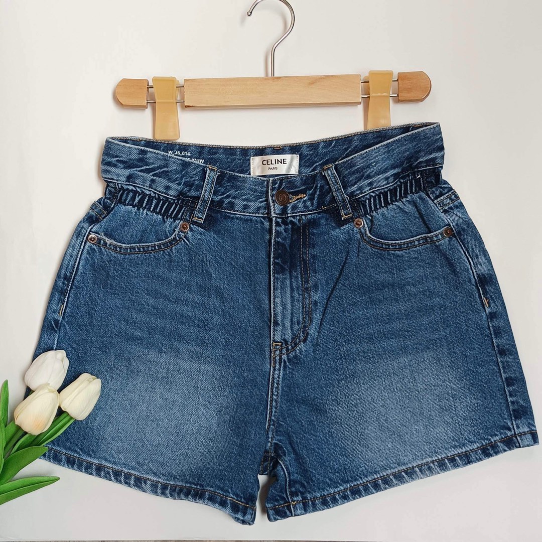 Celine Short 27-28, Women's Fashion, Bottoms, Shorts on Carousell