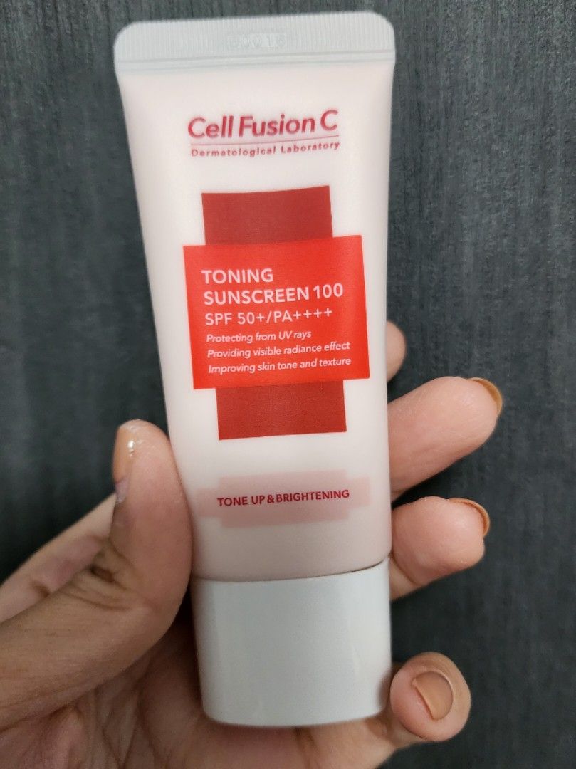 Cell Fusion c toning sunscreen 100, Beauty & Personal Care, Face, Face ...