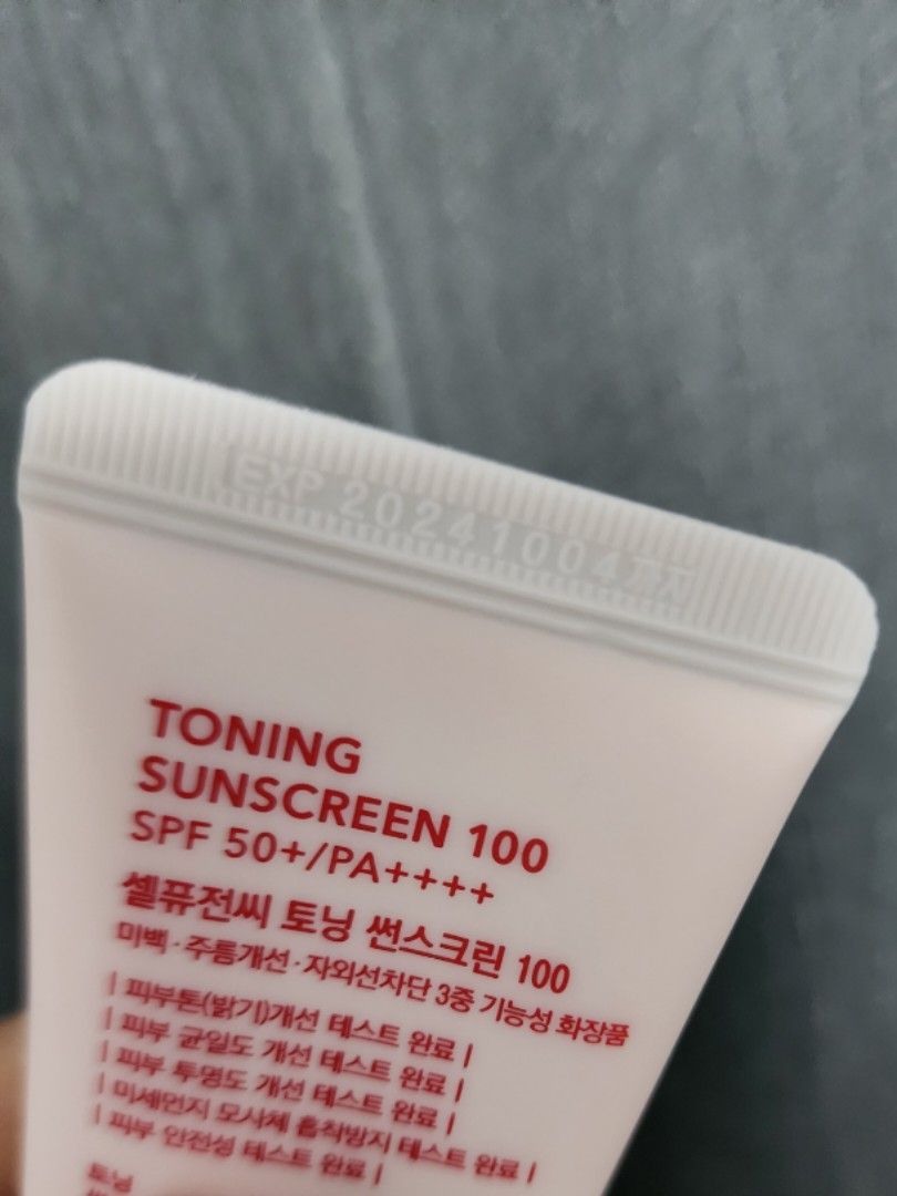 Cell Fusion c toning sunscreen 100, Beauty & Personal Care, Face, Face ...