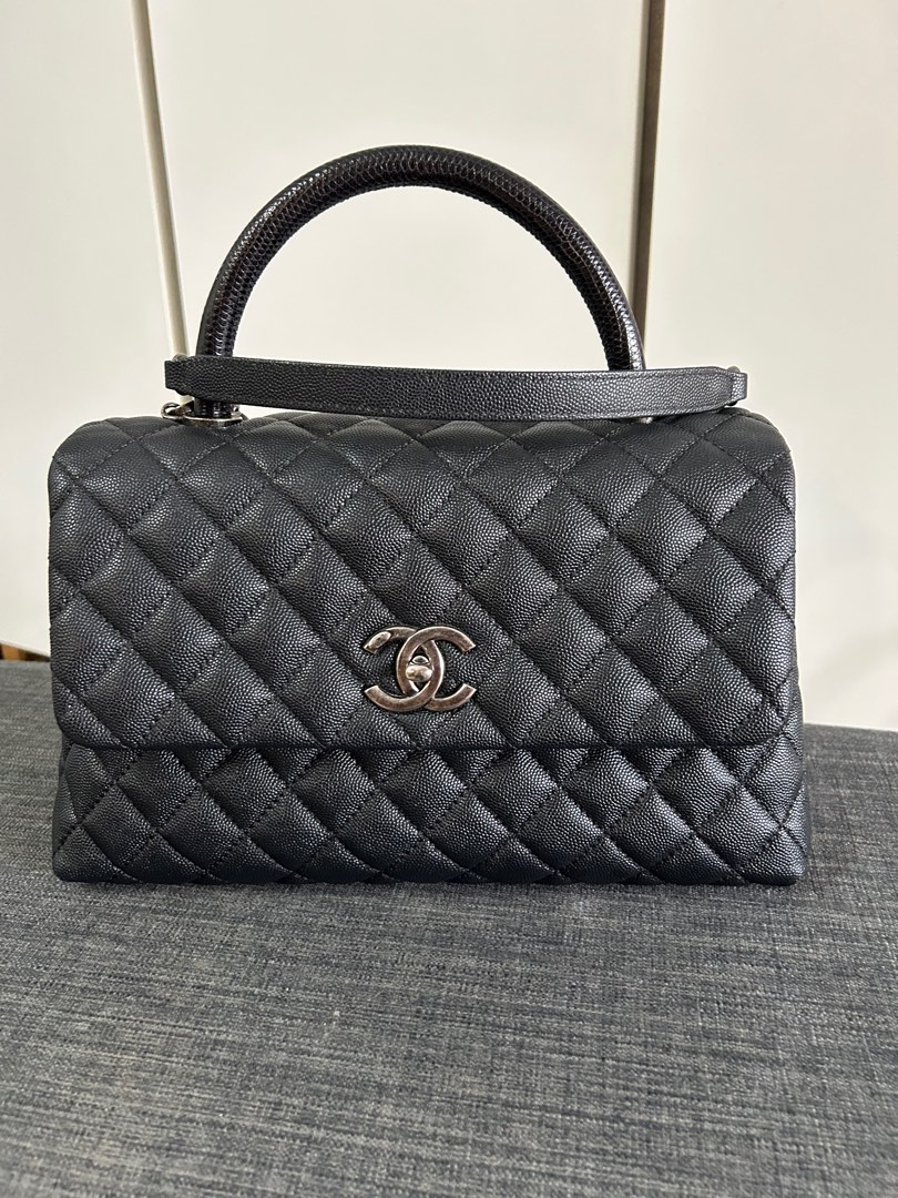 Chanel Coco Top Handle Small, Luxury, Bags & Wallets on Carousell