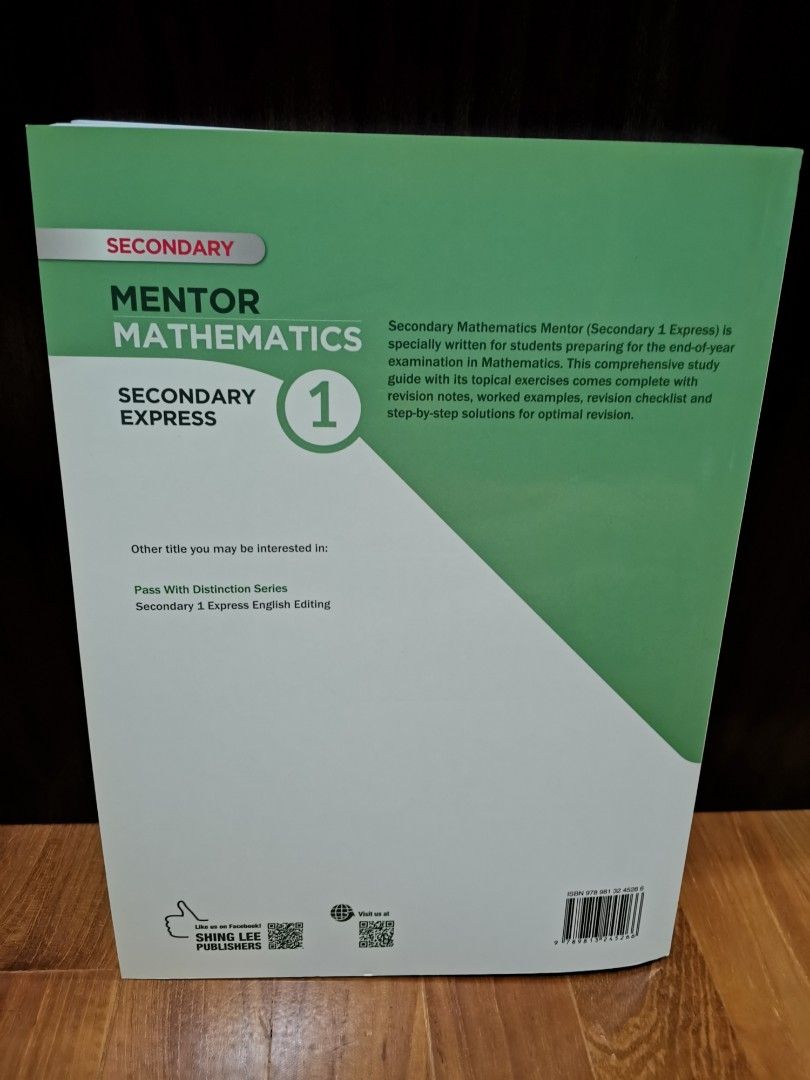 (CHEAP!!!) MENTOR MATHEMATICS SECONDARY 1 ONE EXPRESS ASSESSMENT BOOK ...