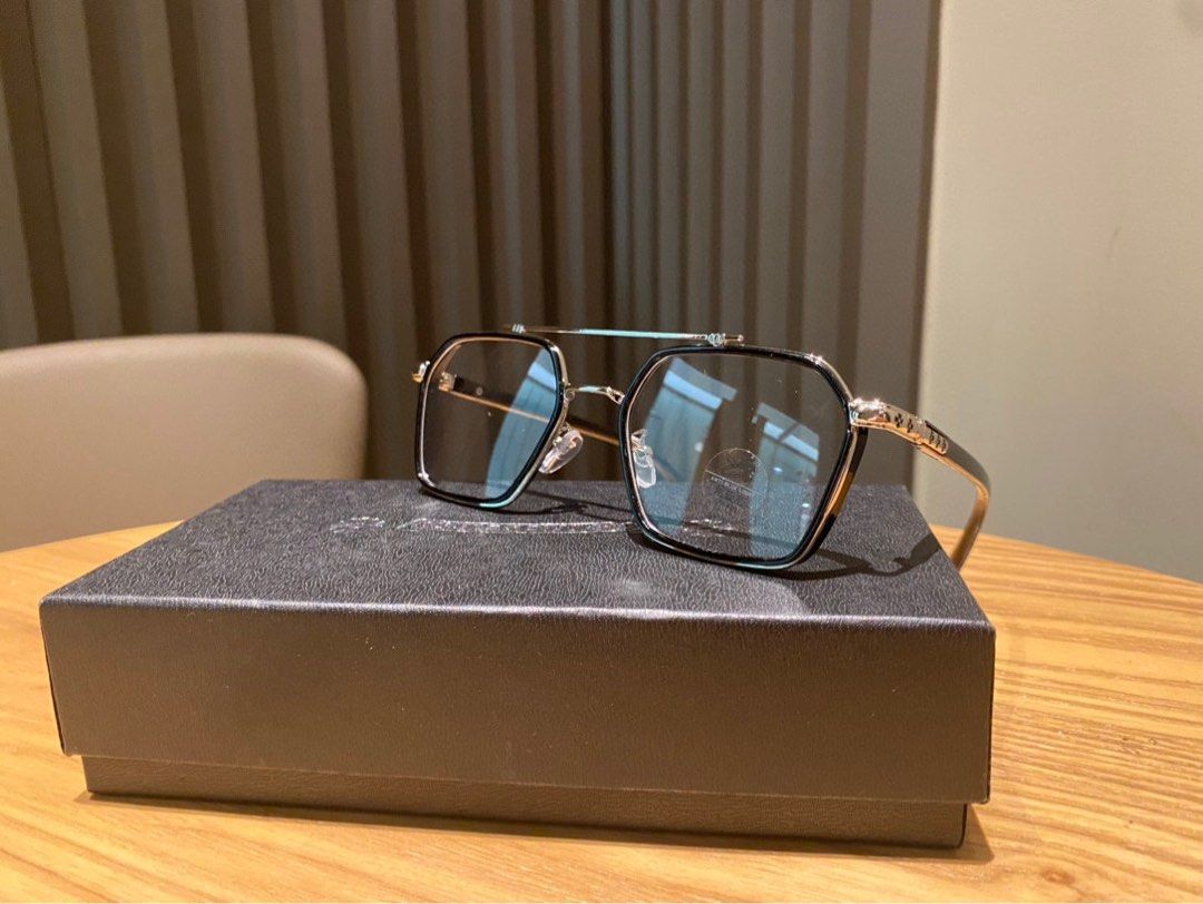 Chrome hearts titanium alloy ultra-light metal glasses, Women's Fashion ...
