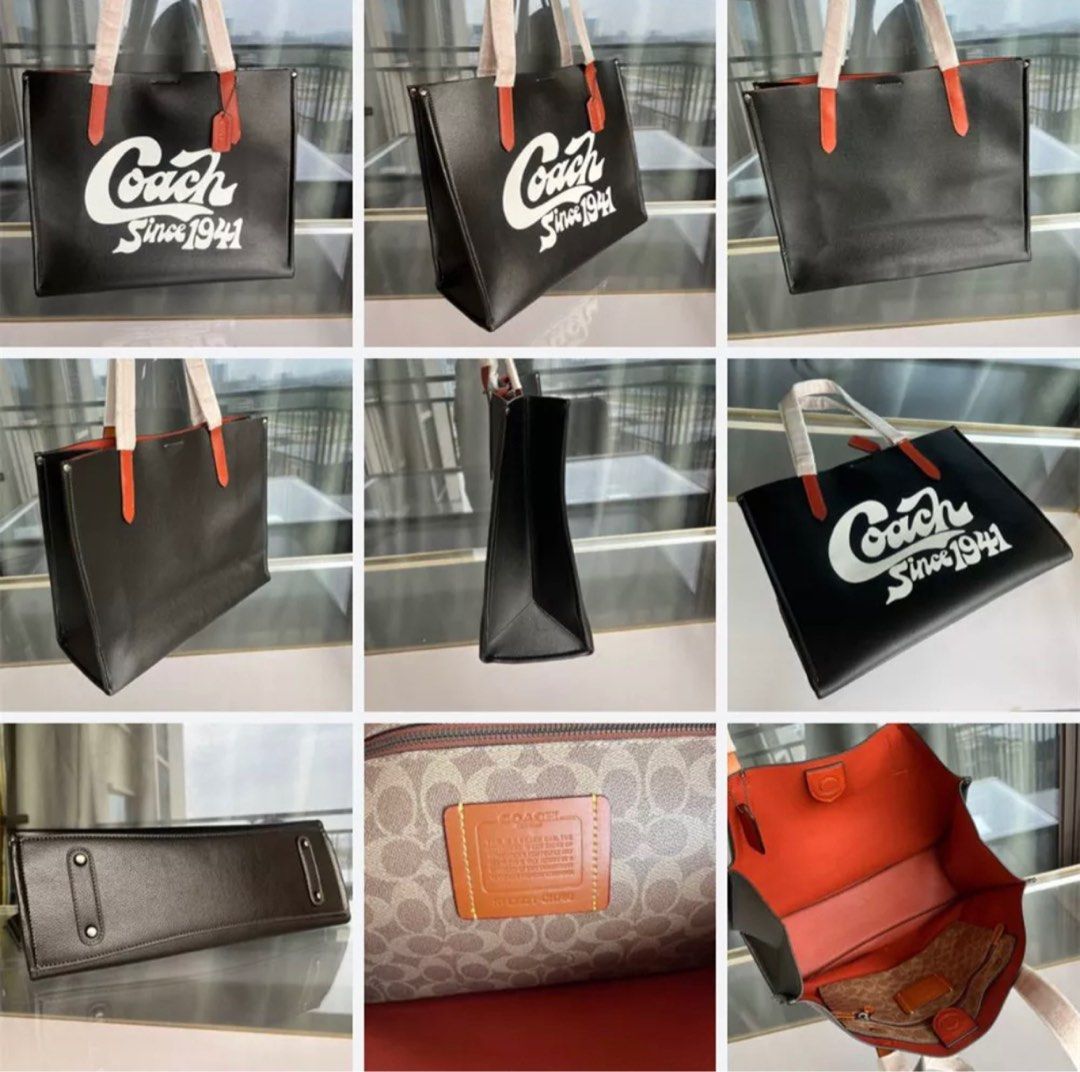 Coach Relay Tote with Coach Graphic, Women's Fashion, Bags & Wallets ...