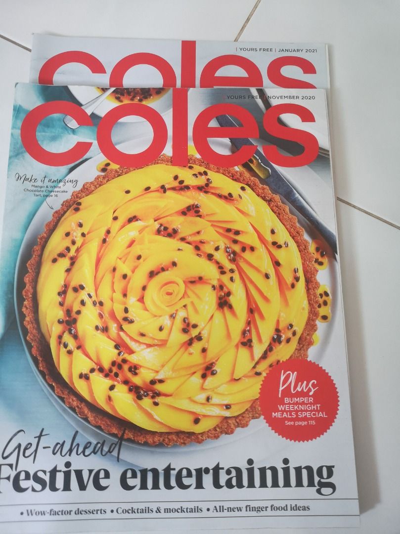 coles magazines + recipes, Hobbies & Toys, Books & Magazines, Magazines ...