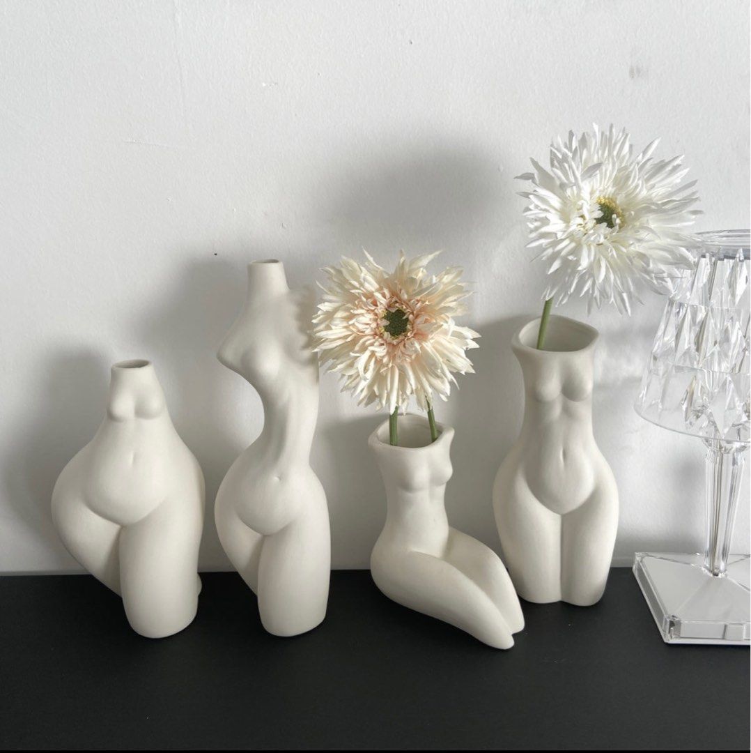 Contour Curvy Hot Isabella Body Vase, Furniture & Home Living, Home ...