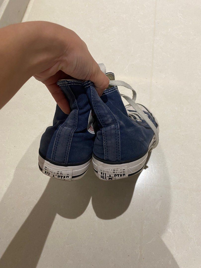 Converse Shoes high cut denim all star blue women 5 UK 37.5 men 5 ...